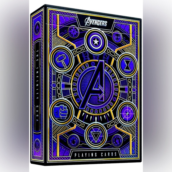 Marvel | Games | Avengers Purple Edition Playing Cards Marvel Studios ...